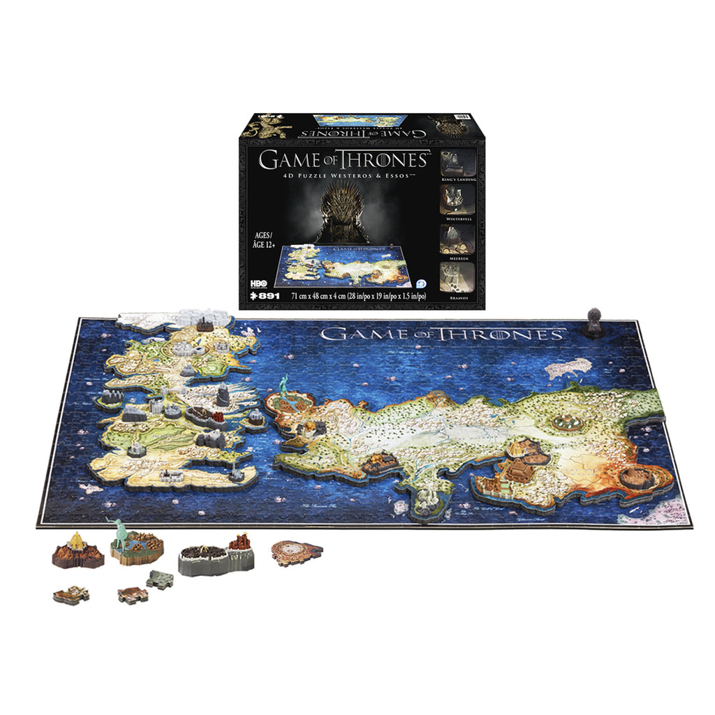 4D Game of Thrones: Westeros and Essos Puzzle — COOKIE JAR