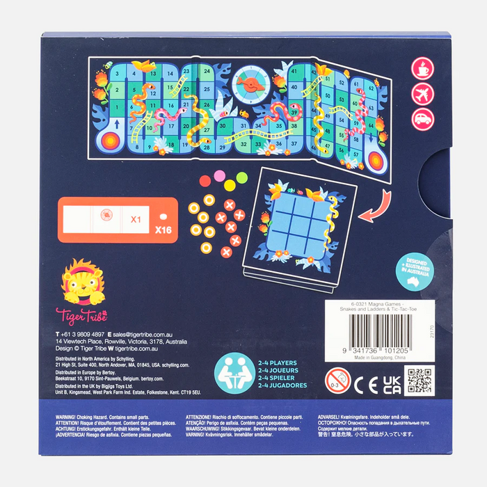 Magna Games - Snakes & Ladder & Tic-Tac-Toe — COOKIE JAR