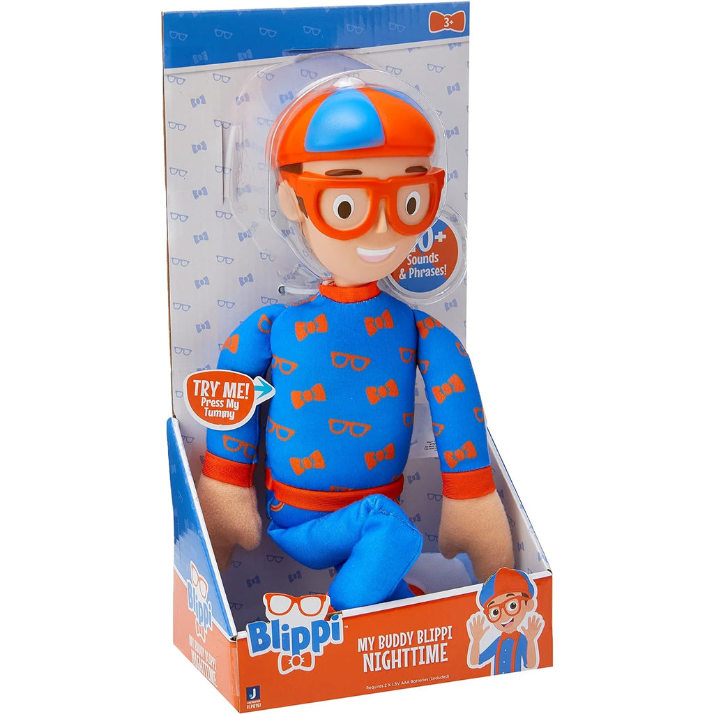 Blipi Feature Plush - Nighttime Blippi with Sounds — COOKIE JAR