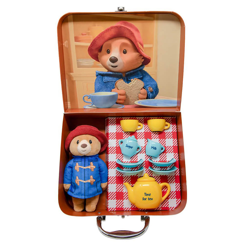 Paddington Bear Soft Toys & Tea Set — COOKIE JAR