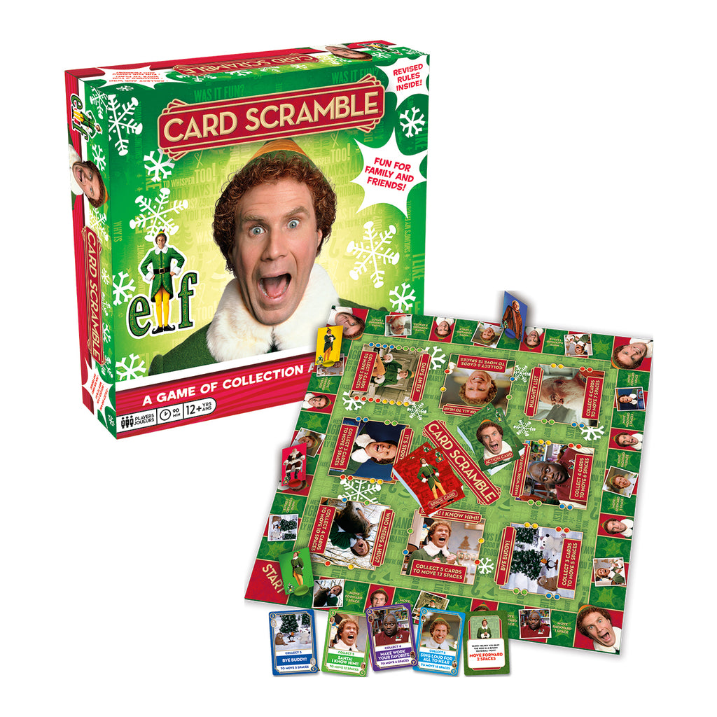 Elf Card Scramble Board Game — COOKIE JAR