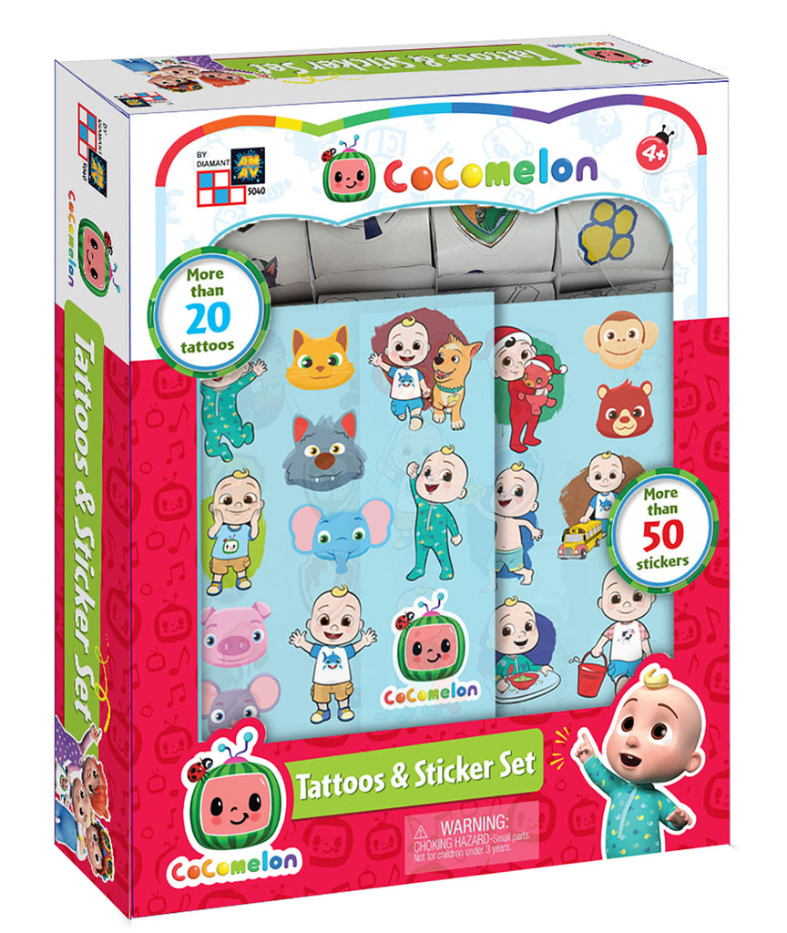 Cocomelon - Sticker & Tattoo Set — COOKIE JAR